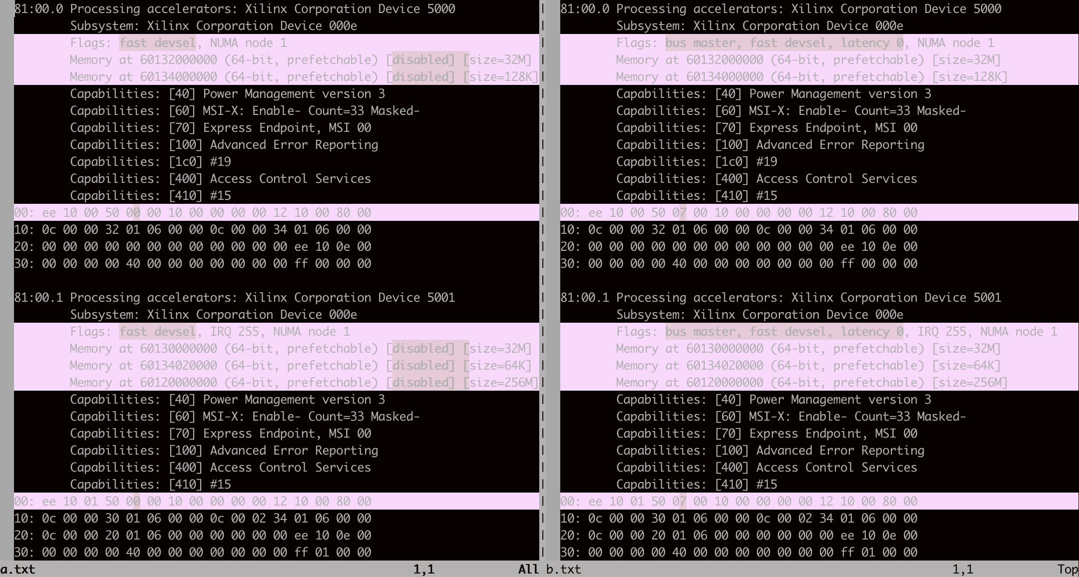 Xilinx PCI bus master enable 방법 - KREONET WIKI - KREONET WIKI